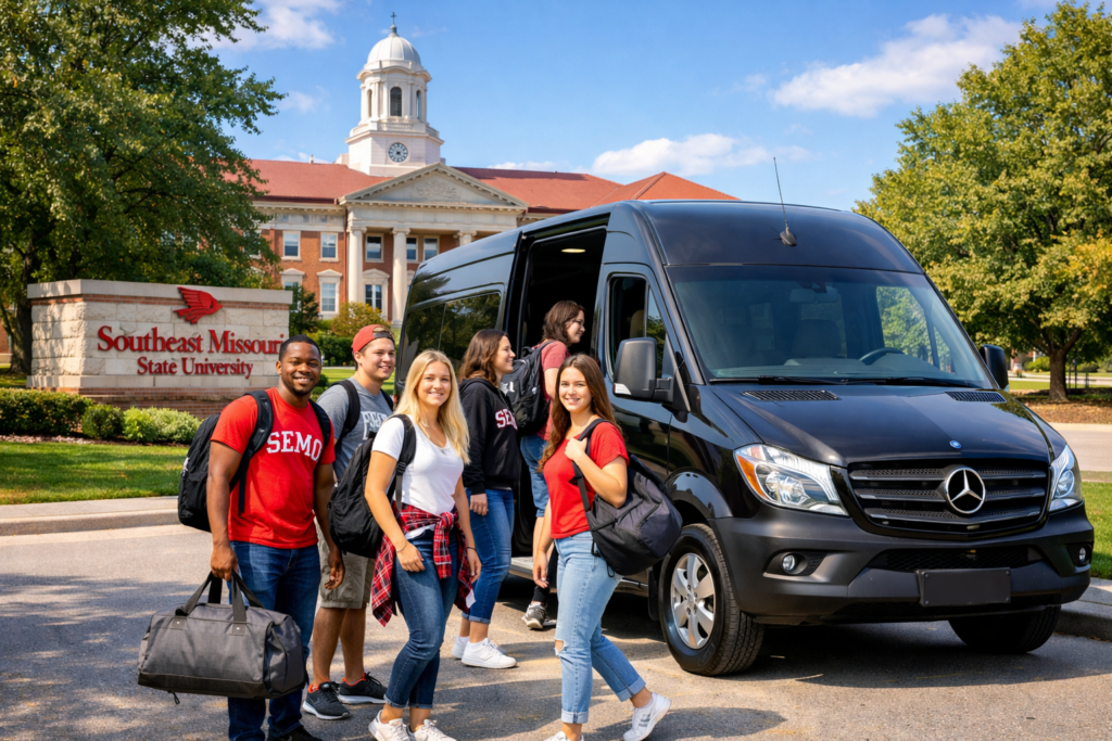 SEMO Students Groups of 3 or more - STL Shuttle Service